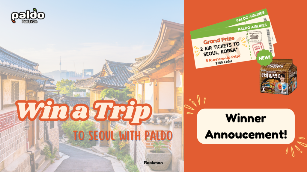 Paldo Win A Trip To Seoul Winner Announcement - Rockman Pty Ltd
